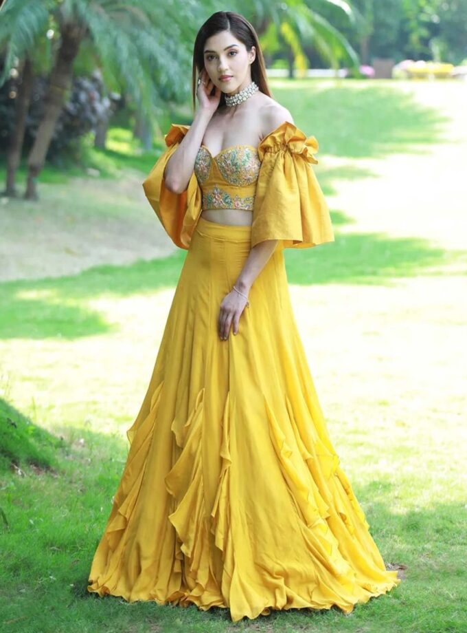 Sunset Lehenga Set – Varun Chakkilam