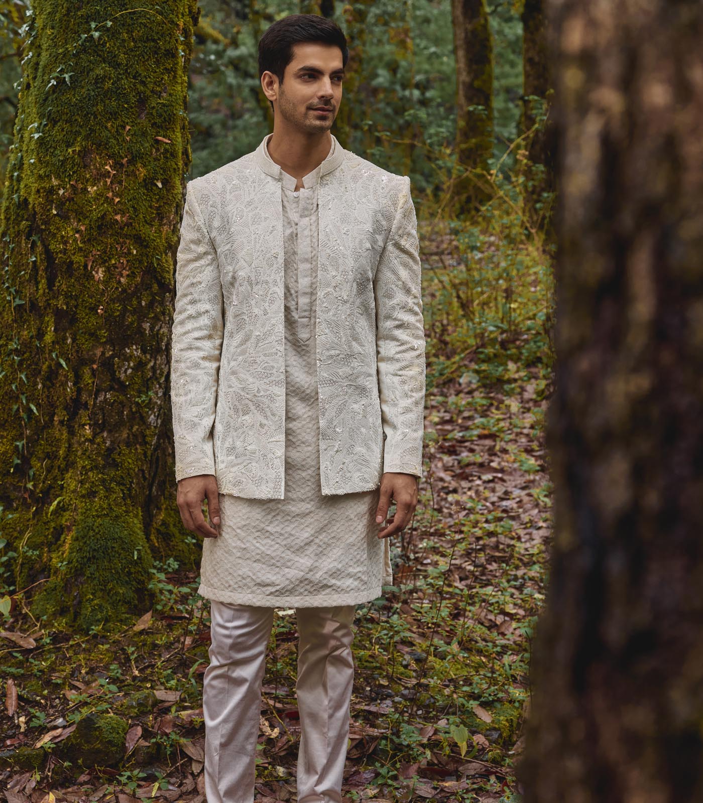 Aura Open Jacket Set – Varun Chakkilam