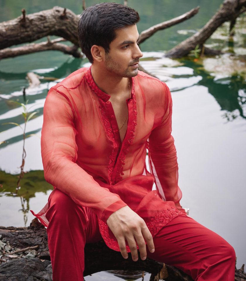 Scarlet Open Jacket Set – Varun Chakkilam